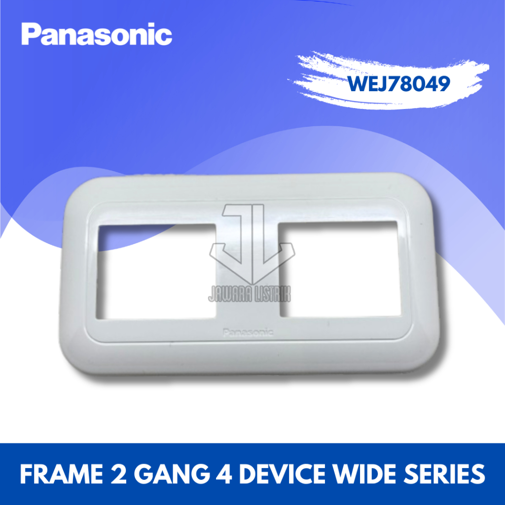 Jual PANASONIC WEJ78049 FRAME 2 GANG WIDE SERIES HANYA FRAME | Shopee ...