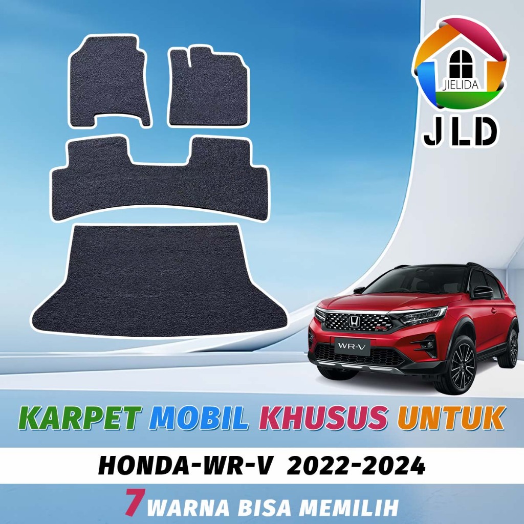 Jual JIELIDA Karpet Mobil Custom WRV HONDA WR-V 2022-2025 (2 Baris dan ...