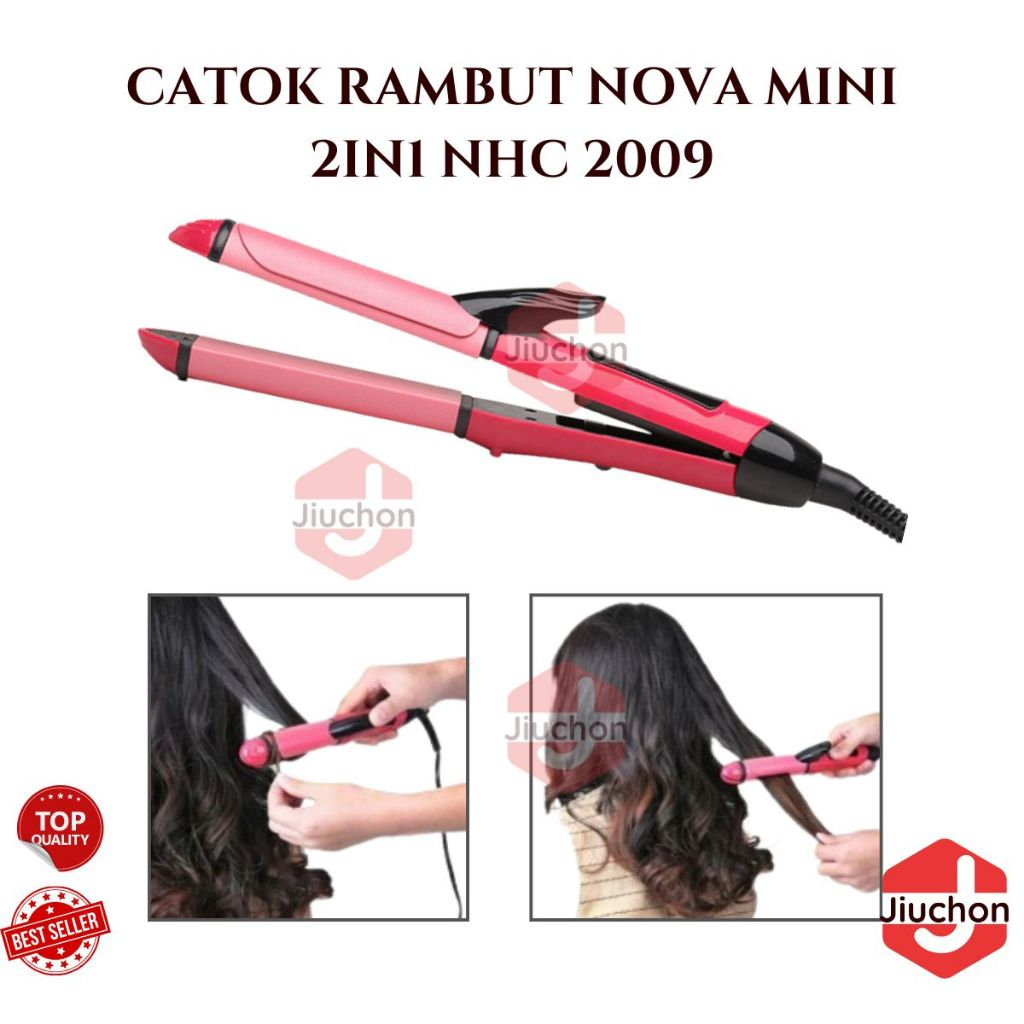 Jual JIUCHON CATOK RAMBUT NOVA MINI 2 IN 1NHC 2009 CATOKAN KERITING LURUS CURLY STRAIGHT HAIR ...