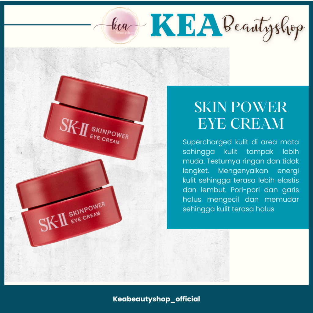 Jual SK** SKIN POWER SKINPOWER EYE CREAM 2.5G | Shopee Indonesia