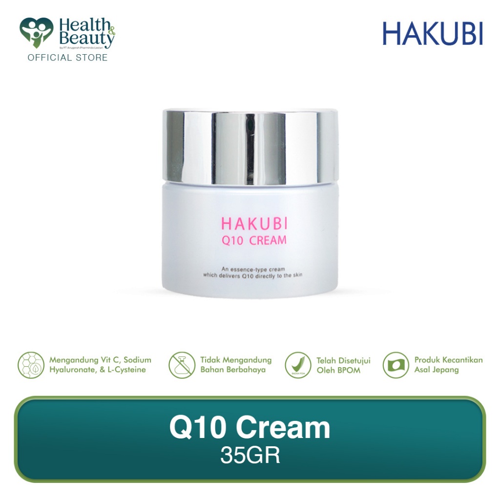 Jual Hakubi Q10 Cream Anti Aging 35gr | Shopee Indonesia