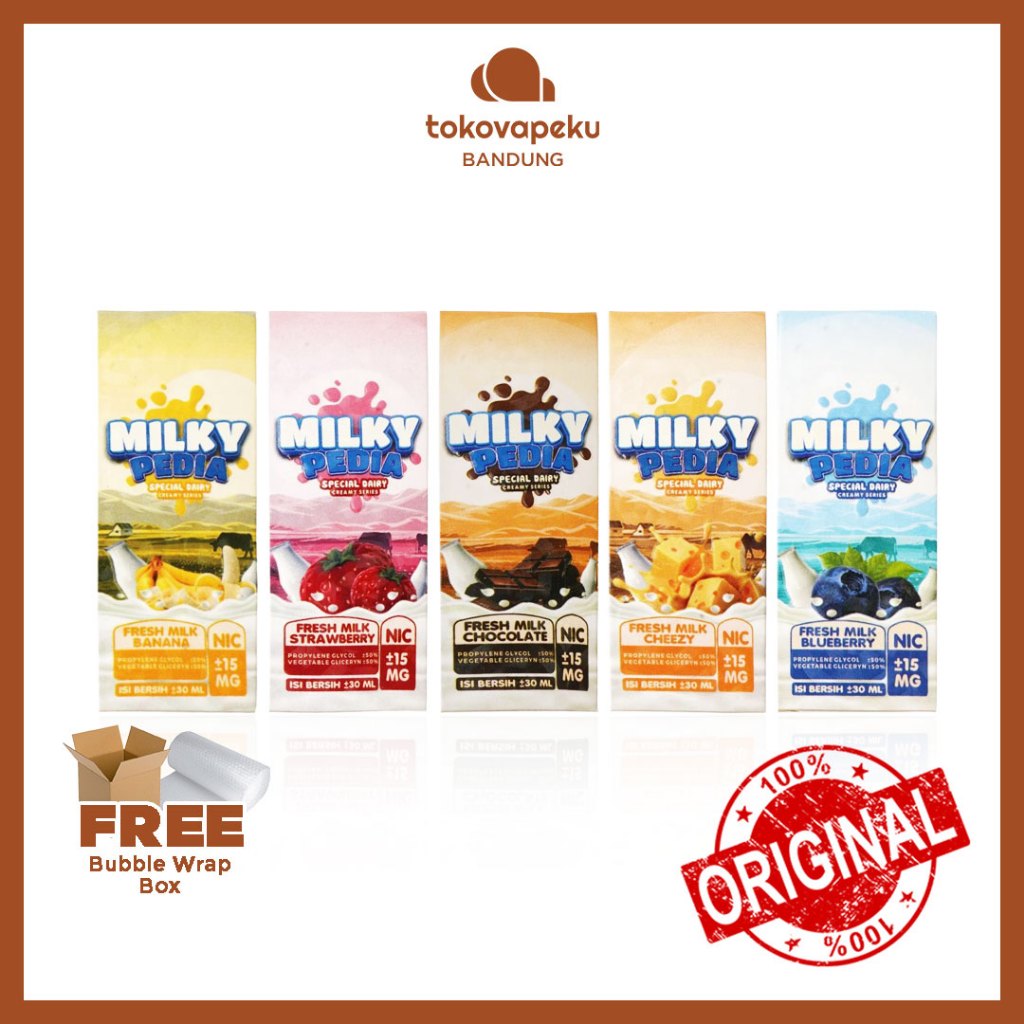 Jual MILKY PEDIA PODS FRIENDLY SERIES 15MG MILKYPEDIA 30ML ORIGINAL by MAJAPAHIT | Shopee Indonesia