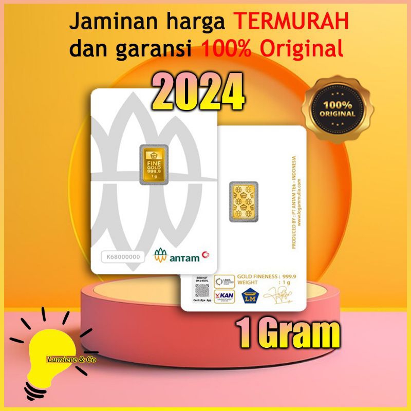 Jual LM EMAS ANTAM 1 GRAM, LOGAM MULIA TERBARU | Shopee Indonesia