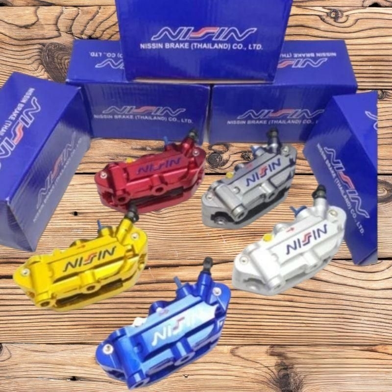 Jual KALIPER MONOBLOK PREMIUM MONOBOK 4 PISTON KANAN UNIVERSAL SEMUA MOTOR CUSTOM RX KING BEAT ...