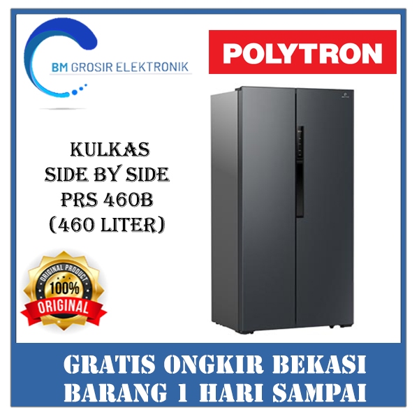 Jual POLYTRON KULKAS PRS 460 KULKAS SIDE BY SIDE 460 LITER | Shopee ...