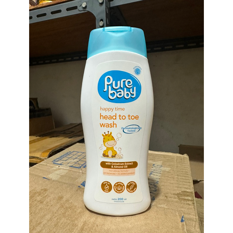 Jual Pure Baby Head to Toe Wash 200ml | Shopee Indonesia