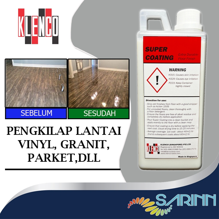 Jual Klenco Super Coating Pengkilap Lantai Vinyl Vinil SPC keramik ...