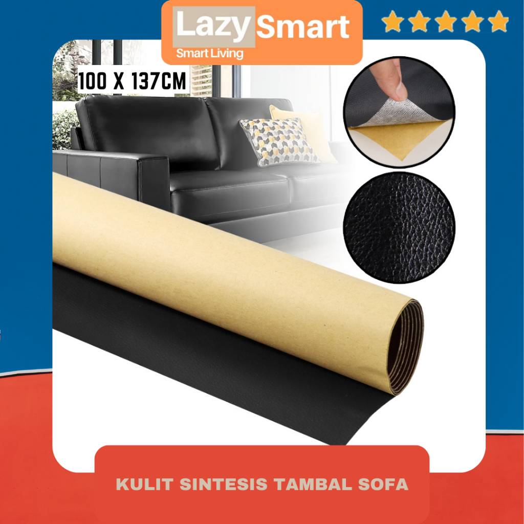 Jual Sticker Kulit Perbaikan Sofa Kulit Sintesis Penambal Jok Motor ...