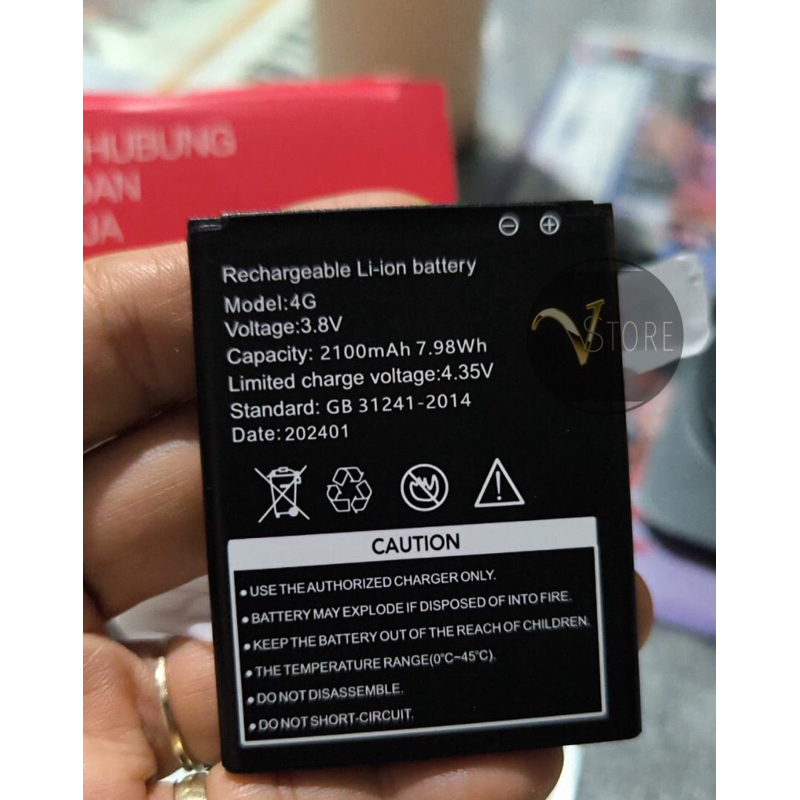Jual Baterai Battery Modem MiFi Telkomsel 2100mAh K300 / JMR591 / JIO ...