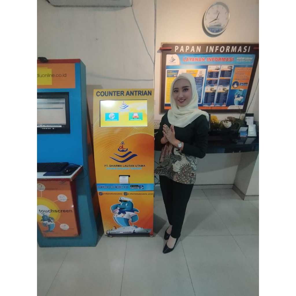 Jual KIOSK Mesin Antrian Anjungan Mandiri Mesin Absensi Multimedia ...