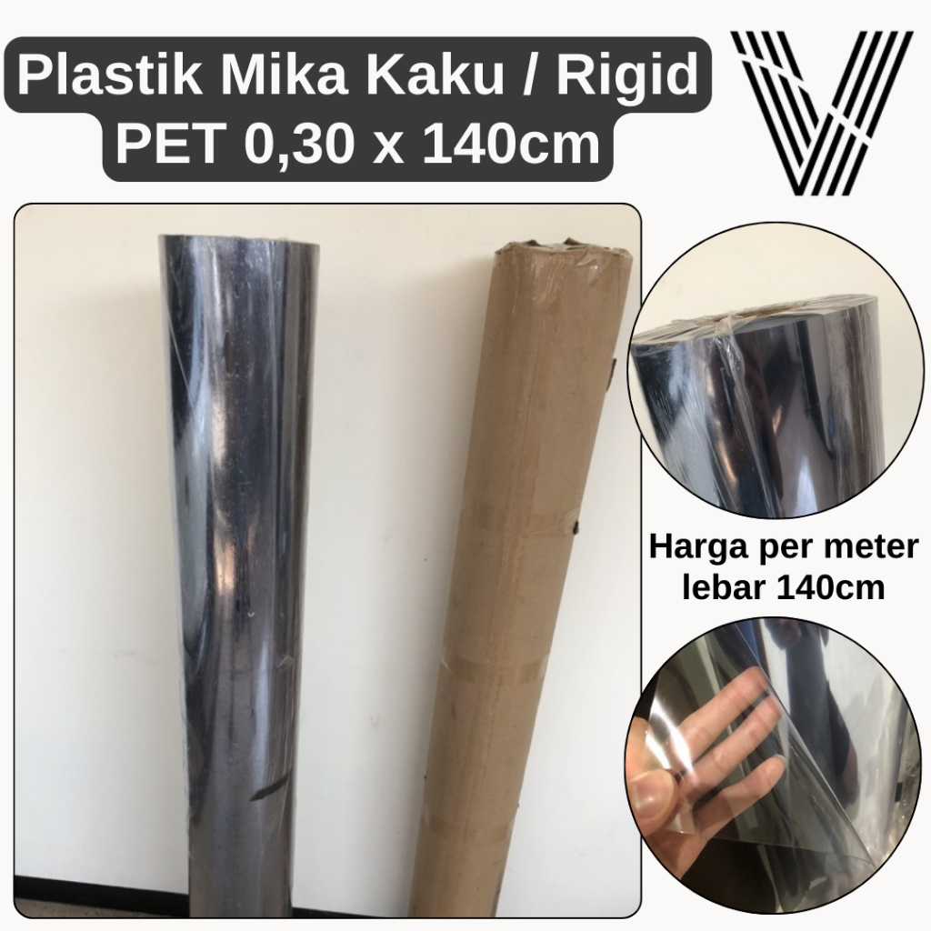 Jual Mika Kaku Bening (0.30mm x 140cm PET) untuk Plastik Tutup Seserahan / Kotak Hantaran ...
