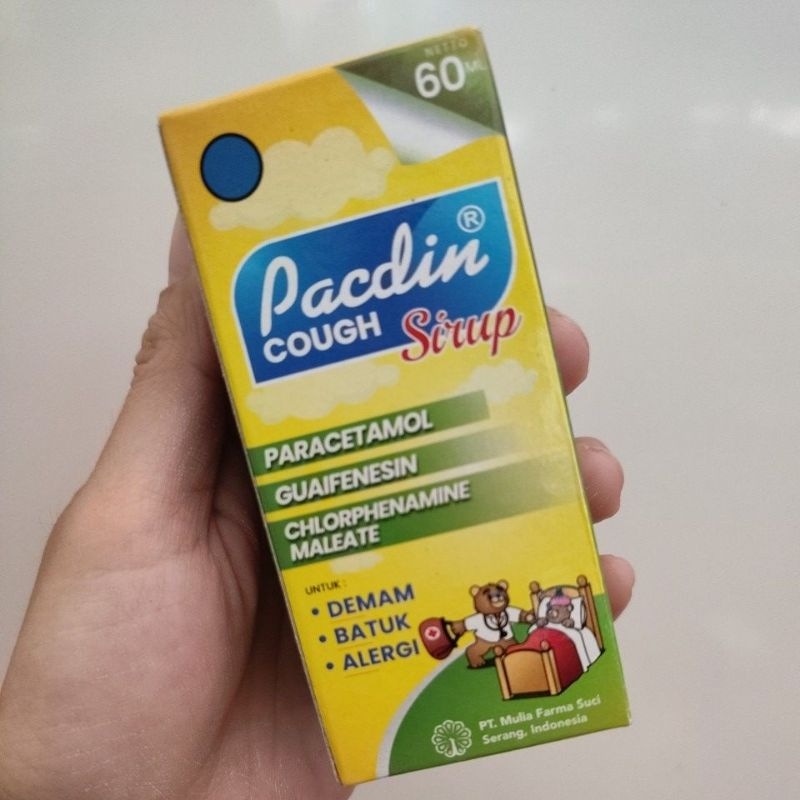 Jual PACDIN COUGH SIRUP 60ml demam batuk berdahak anak | Shopee Indonesia