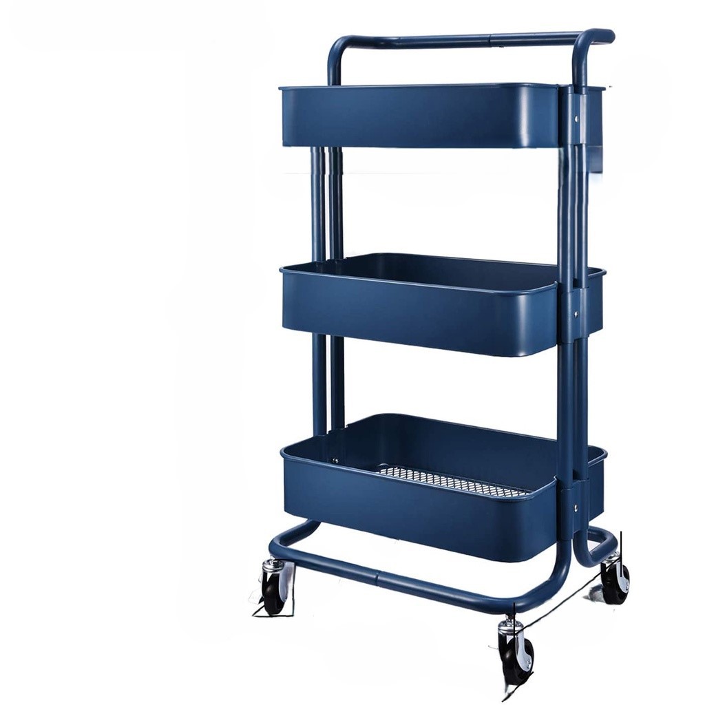 Jual RAK TROLI 3 SUSUN / TROLI DORONG 3 TINGKAT / TROLLEY 3 TIER / RAK ...
