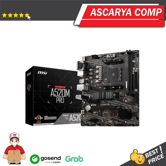 Jual MSI A520M PRO (Socket AM4) | Shopee Indonesia