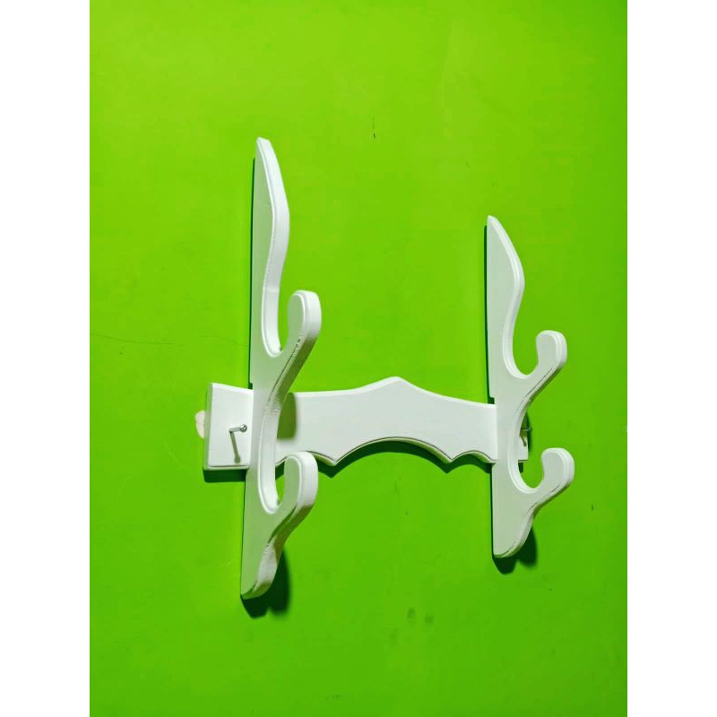 Jual Dudukan dua tahap/stand busur panah /rak kayu untuk dinding ...