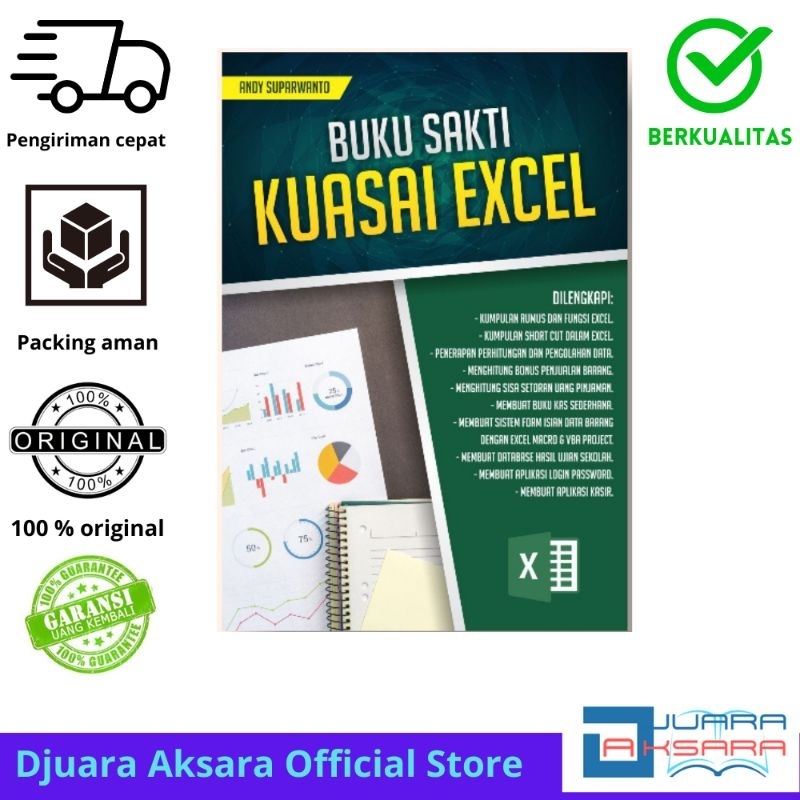 Jual Buku Program Komputer - Buku Sakti Kuasai Excel - original ... Jual Buku Program Komputer - Buku Sakti Kuasai Excel - original ...