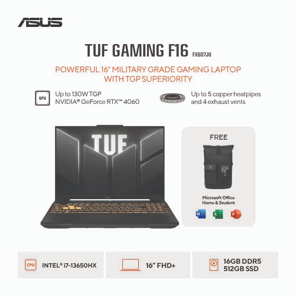 Jual [DISKON 2% s/d 500RB] Asus TUF Gaming F16 (FX607) FX607JU-I745J1G ...