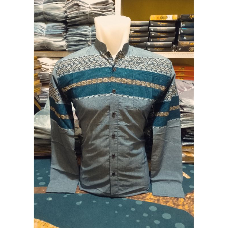 Jual Kemko Motif Timbul, Lengan kancing, Bisa Seragaman | Shopee Indonesia