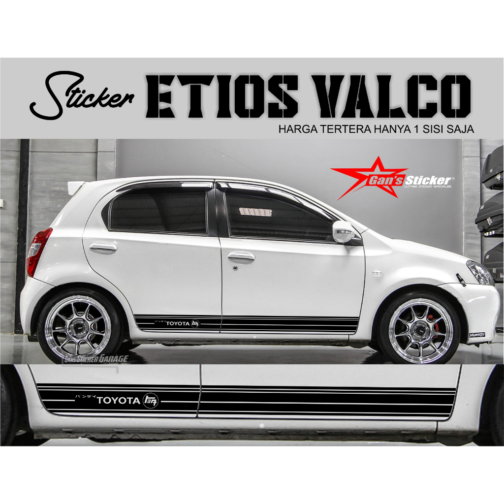 Jual sticker toyota etios valco aksesories toyota valco | Shopee Indonesia