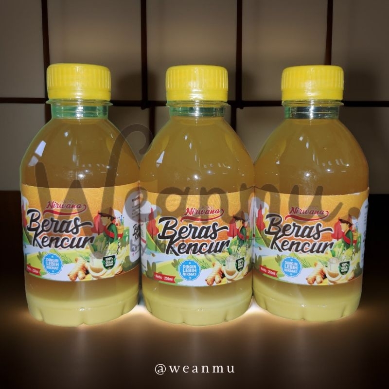Jual (SIAP KIRIM) JAMU NIRWANA BERAS KENCUR SINOM 250ml DUS ISI 10 ...