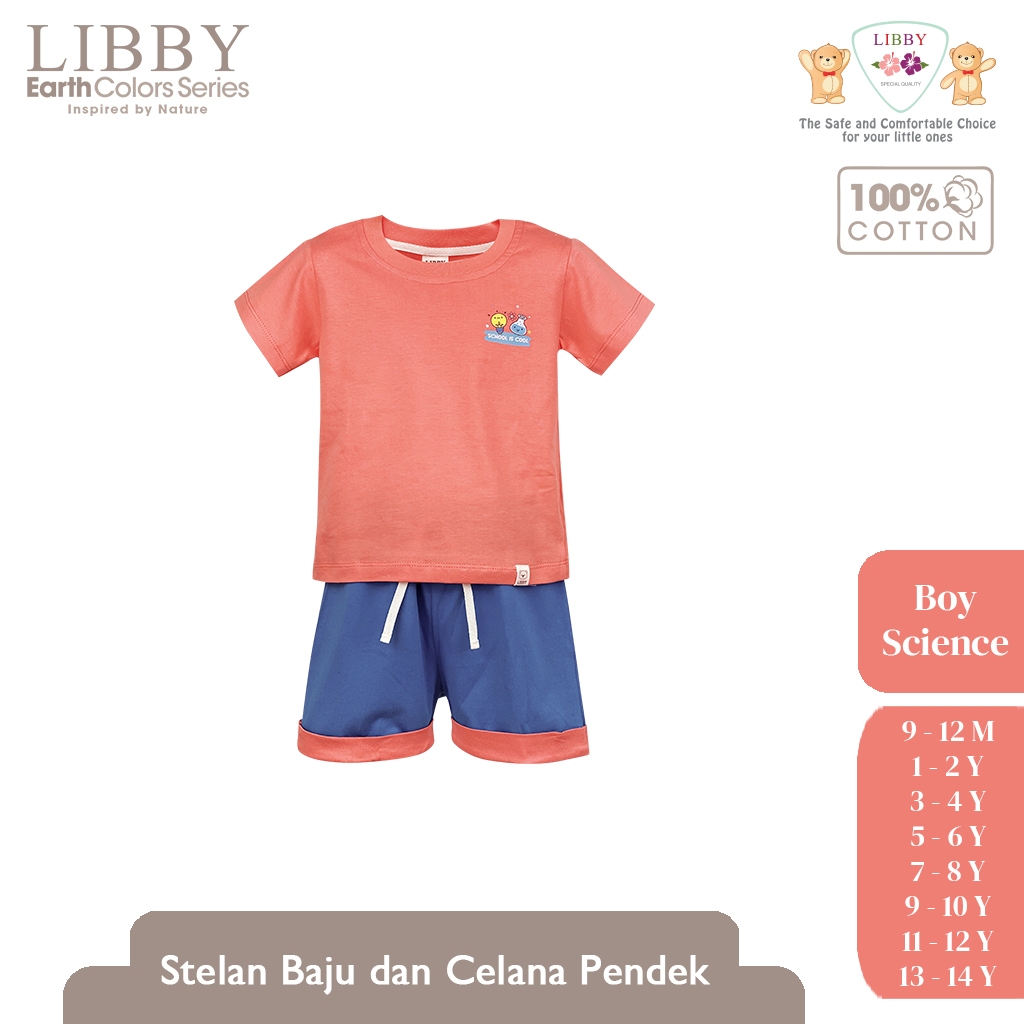 Jual LIBBY Earth Setelan Anak Niji Set Oblong Pendek-Celana Pendek ...