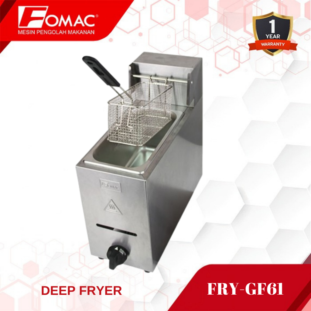 Jual Mesin Penggoreng Makanan Deep Fryer FRY-GF61 FOMAC | Shopee Indonesia
