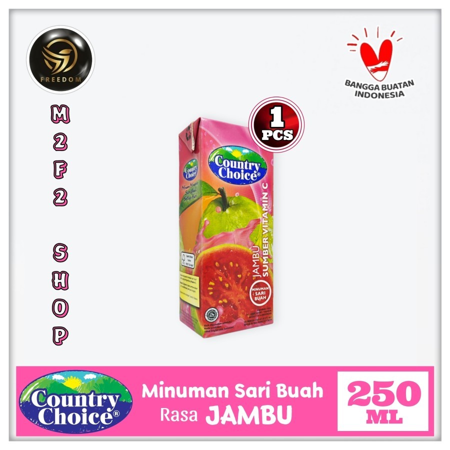 Jual Juice Country Choice Guava | Jus Jambu - 250 ml (Kemasan Satuan ...