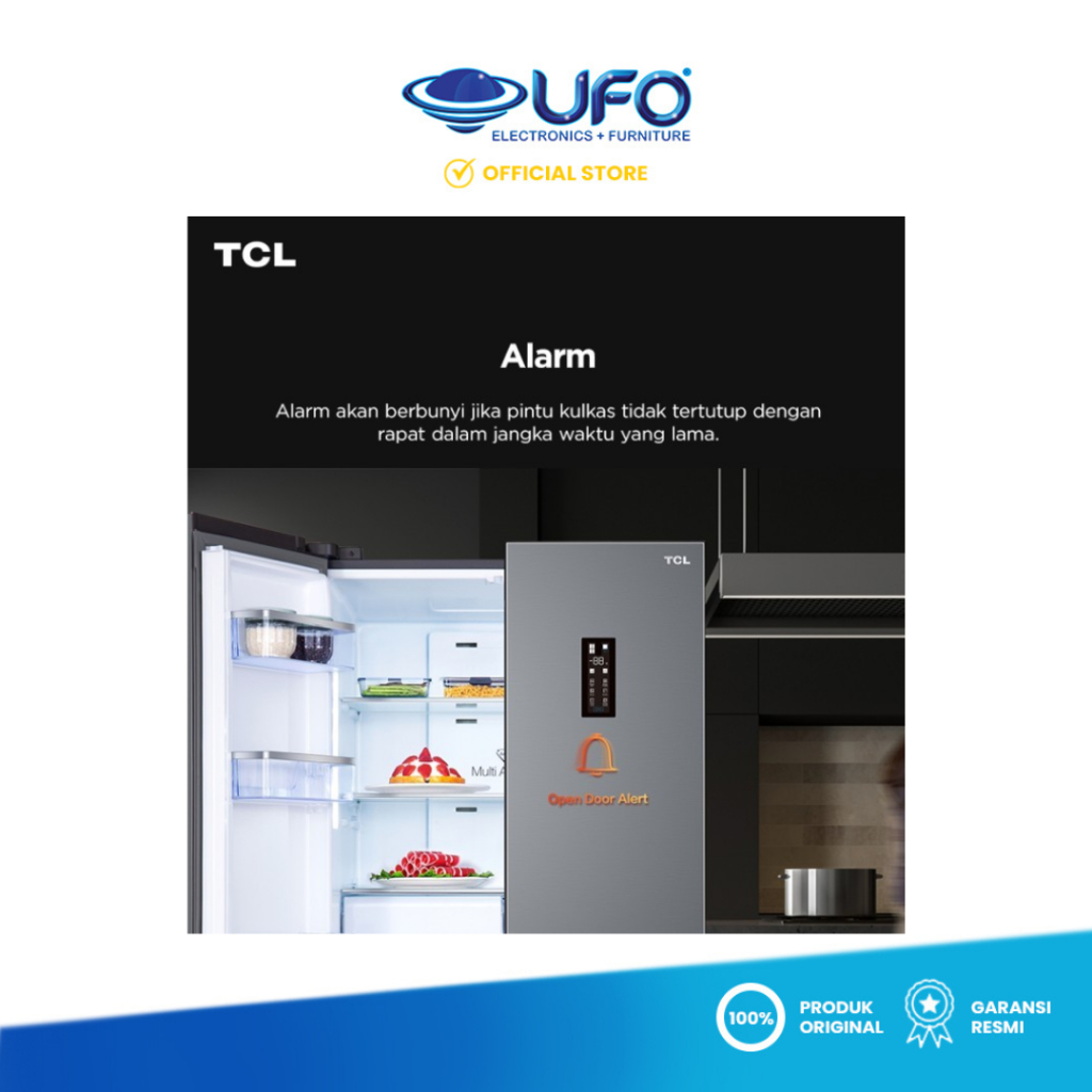 Jual TCL Kulkas 4 Pintu- No Frost - Twin Eco Inverter P580CD - 541 L ...