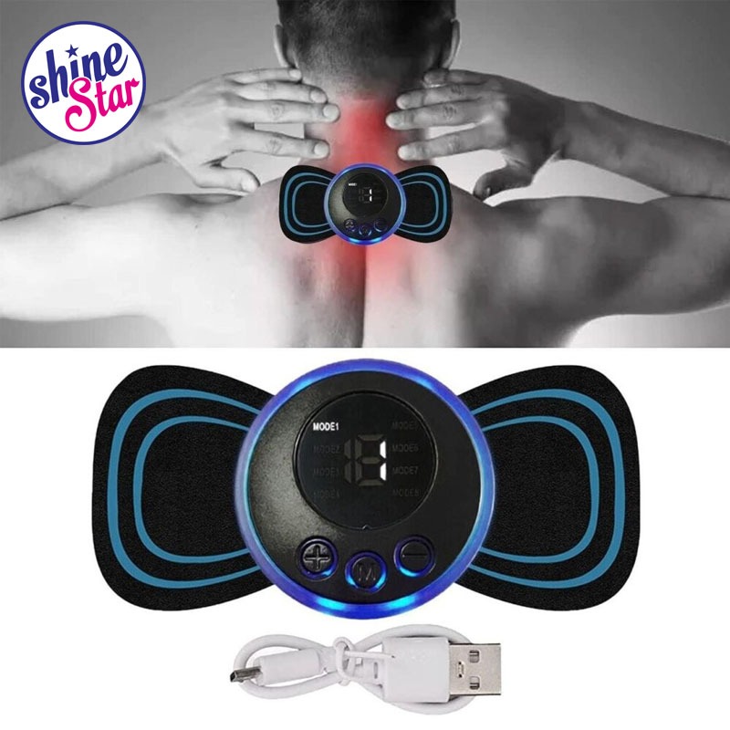 Jual Alat Pijat Elektrik Tempel Mini Terapi AMT Massager USB | Shopee ...