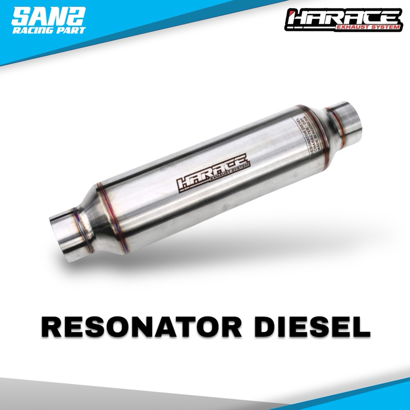 Jual RESONATOR DIESEL HARACE EXHAUST KHUSUS DIESEL INNOVA FORTUNER ...