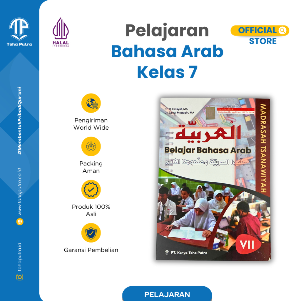Jual Toha Putra - Pelajaran Bahasa Arab Kelas 7 Kurikulum 2019 | Shopee Indonesia