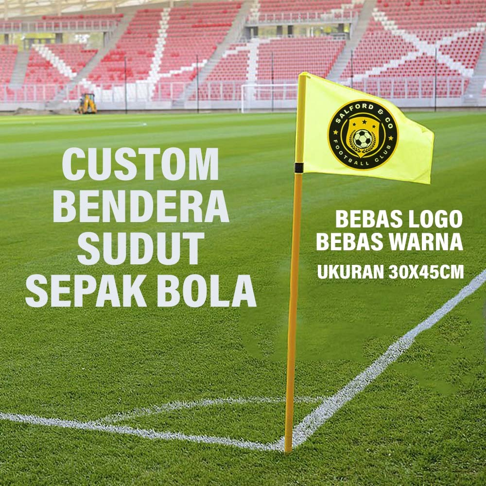 Jual Nazhifa Printing - Bendera Corner Custom Bebas Logo 2 sisi ...