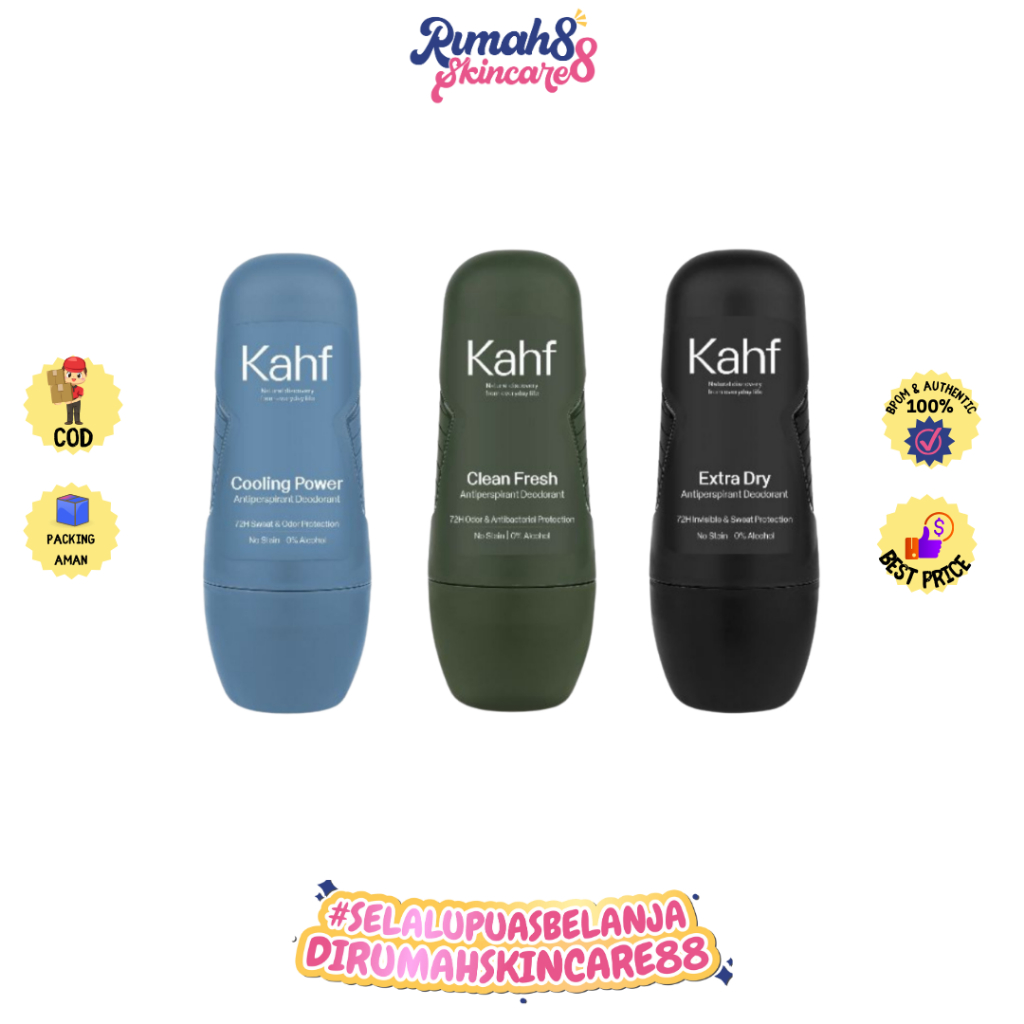 Jual KAHF Deodorant Roll On 45Ml | Shopee Indonesia