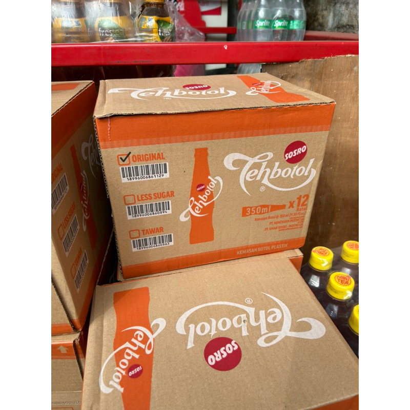 Jual teh botol sosro 350ml 1 dus isi 12 botol | Shopee Indonesia