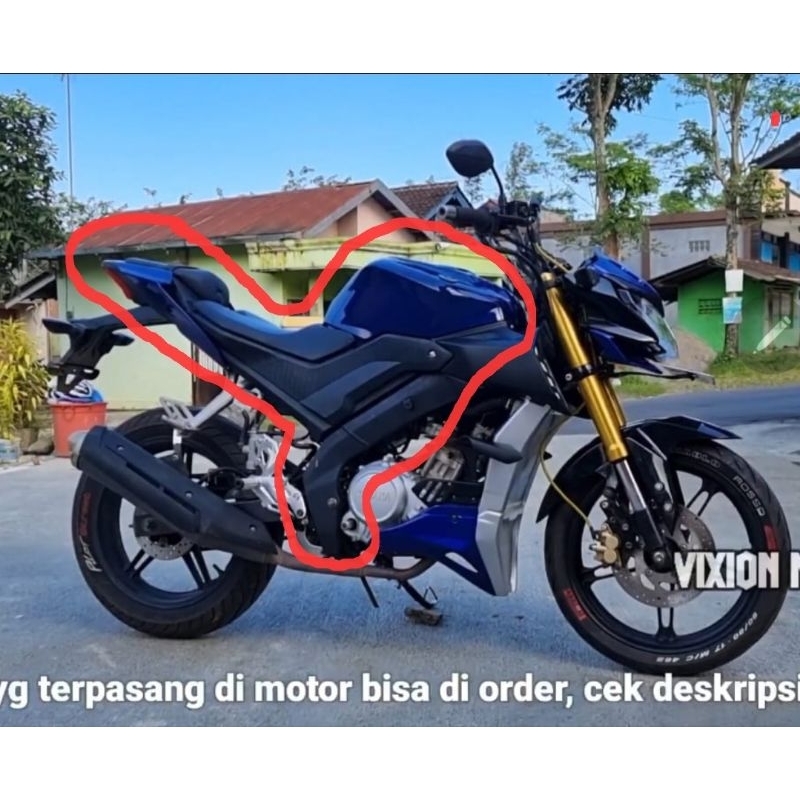 Jual body r15 tangki rangka pnp vixion | Shopee Indonesia