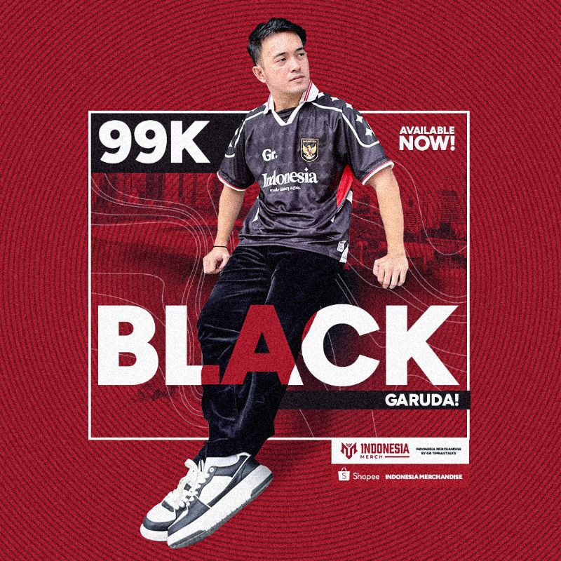 Jual Jersey Timnas GR Black 1 Edition | Shopee Indonesia