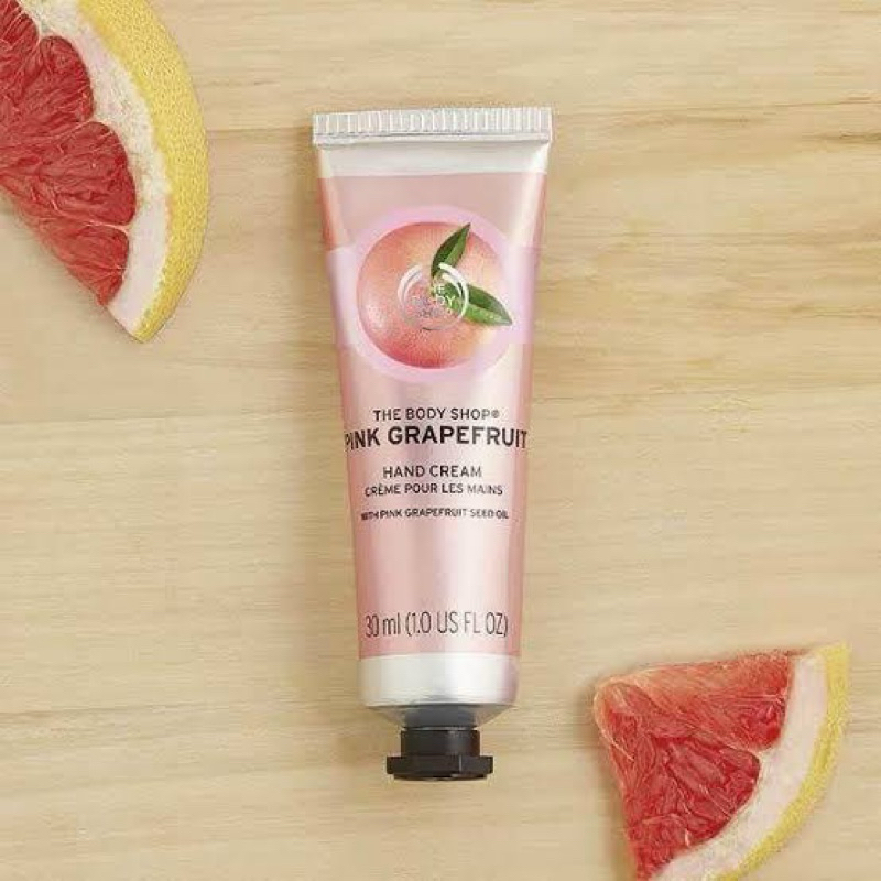 Jual The Body Shop PINK GRAPEFRUIT Hand Cream 30ml Hand Lotion | Shopee ...