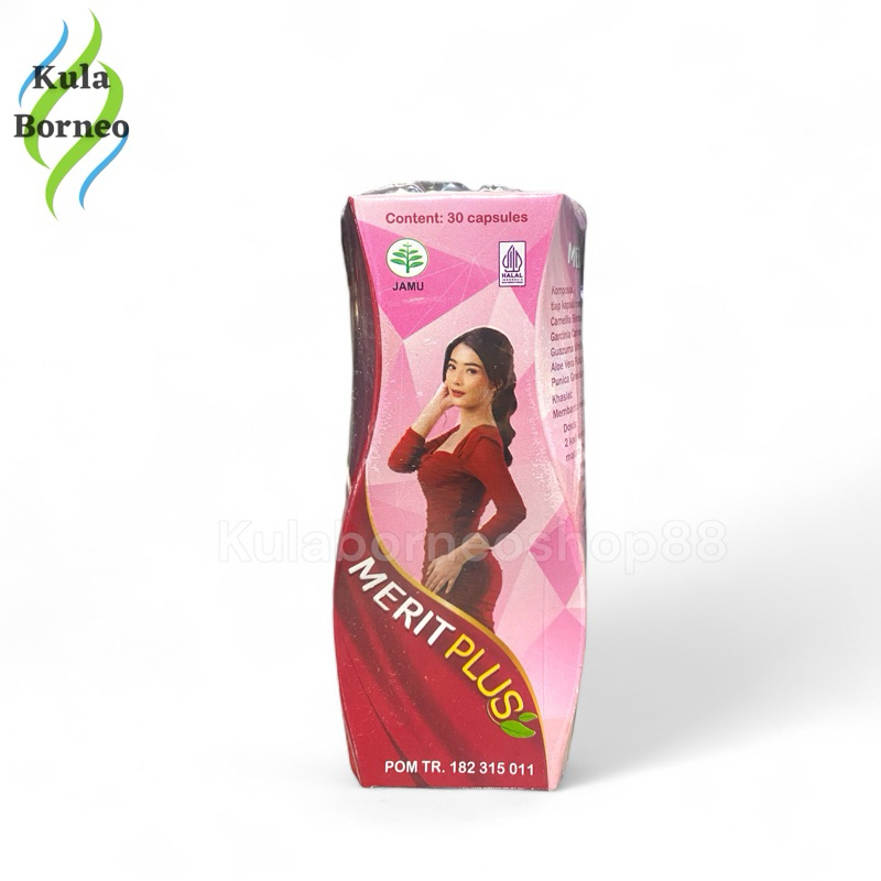 Jual MERIT PLUS HERBAL BTL 30 KAPSUL - PELANGSING | Shopee Indonesia