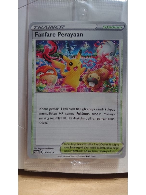 Jual Kartu Pokemon Fanfare Perayaan. | Shopee Indonesia