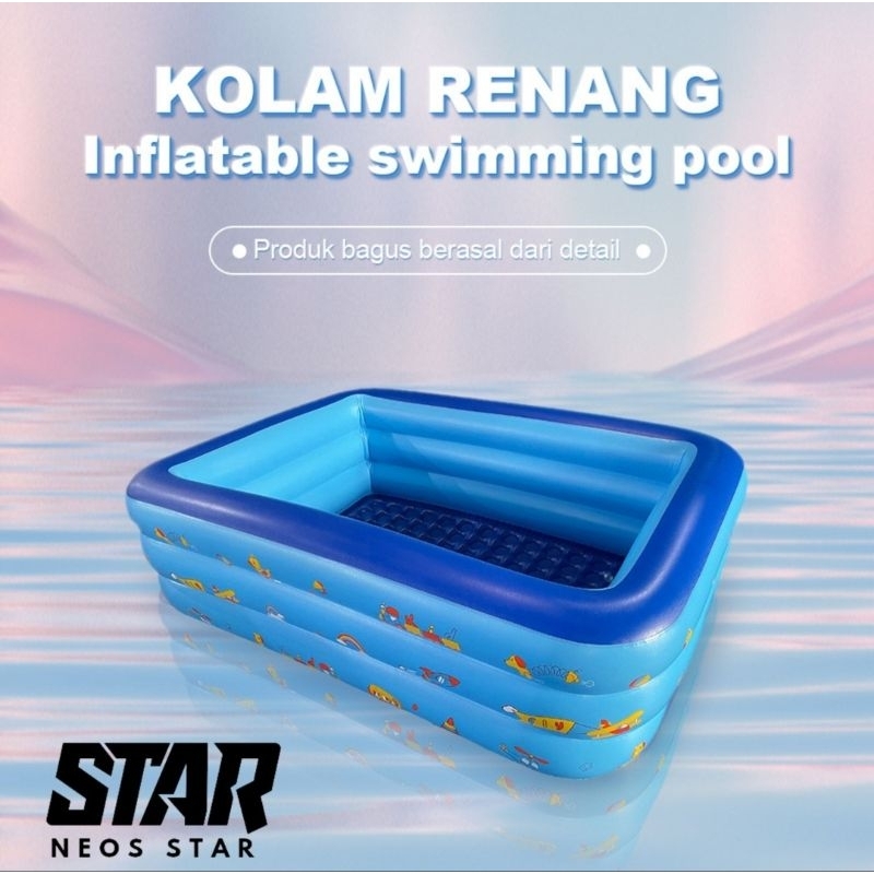 Jual Kolam Renang Anak Alas Gelembung Ukuran 120*85*35CM | Shopee Indonesia
