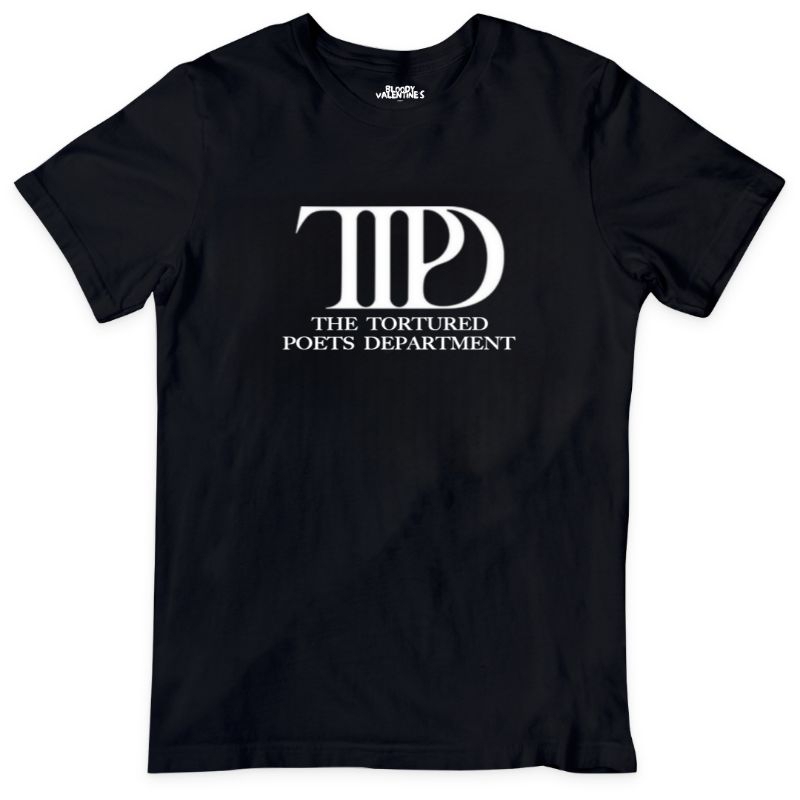 Jual Taylor Swift The Tortured Poets Department TTPD Album Logo T-Shirt ...