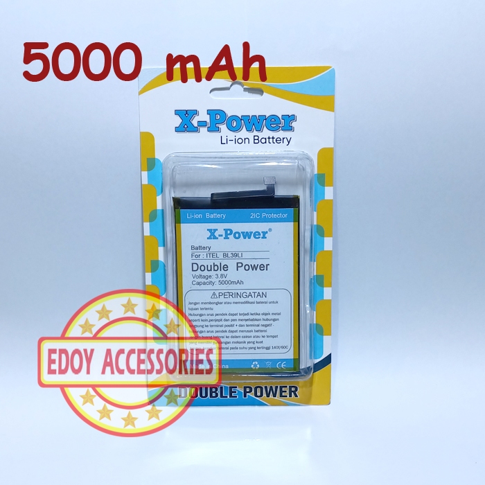 Jual Batre ITEL Vision 1 Pro L6502 Double Power BL39LI Batu Baterai ...