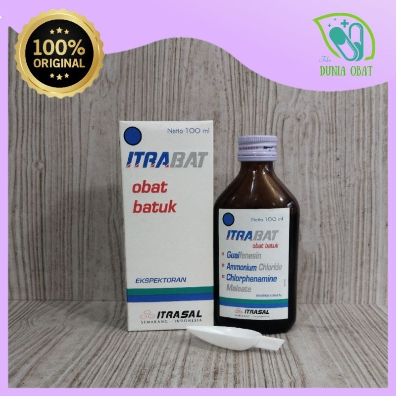 Jual [100 ml] Itrabat syrup | batuk dahak | batuk alergi | melegakan ...