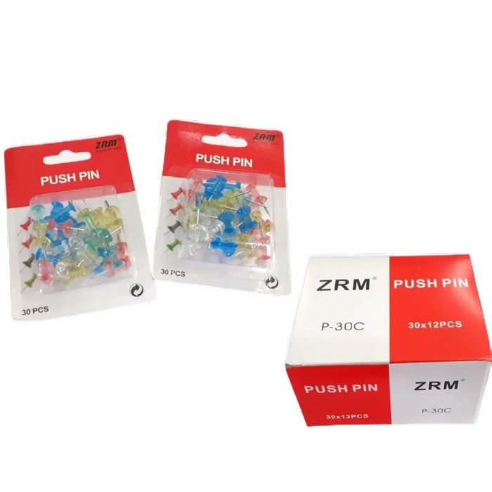 Jual PUSH PIN JARUM TEKAN PAKU PIN ZRM | Shopee Indonesia