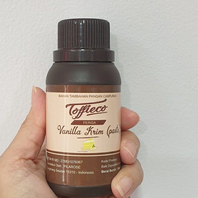 Jual TOFFIECO VANILLA KRIM PASTA 100GR , UNTUK CAMPURAN MAKANAN DLL ...