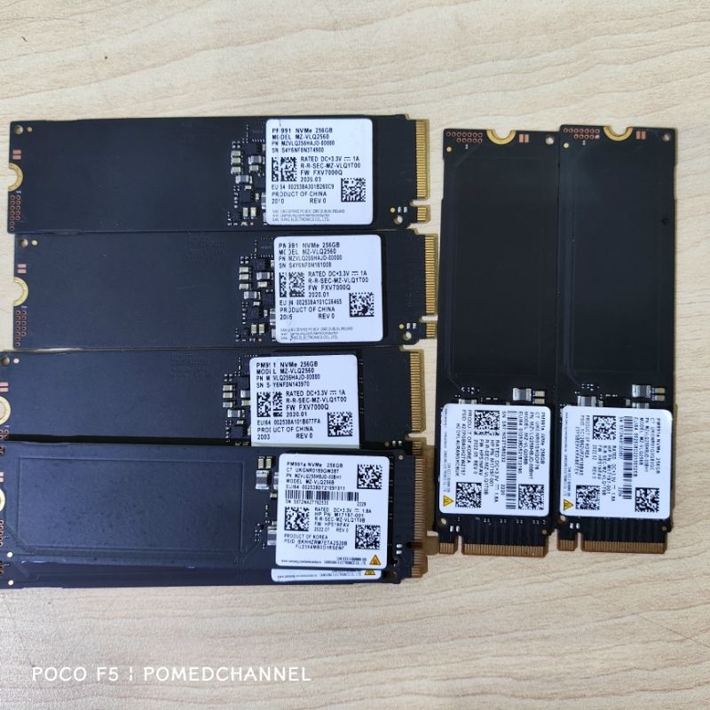 Jual SSD NVME 256GB PCIE GEN3 GEN4 RANDOM NORMAL SEHAT - CABUTAN LAPTOP ...