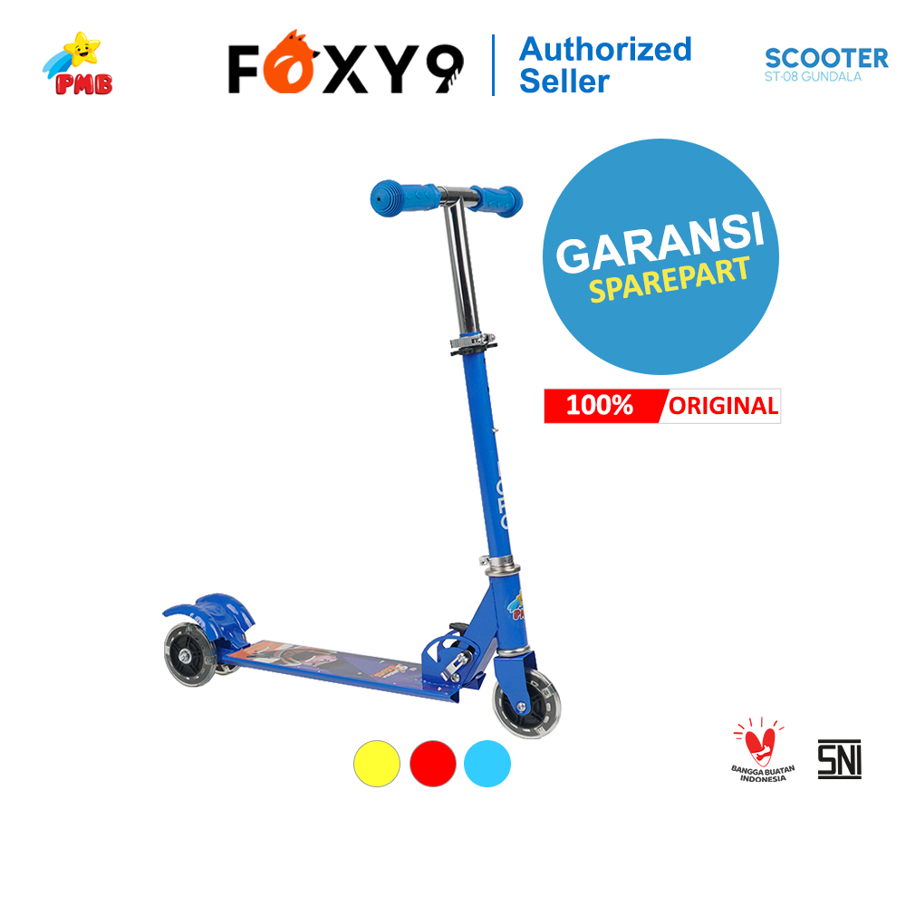 Jual SKUTER ANAK RODA 3 / OTOPED / SCOOTER 3 RODA / SKUTER KARAKTER PMB ST08 | Shopee Indonesia