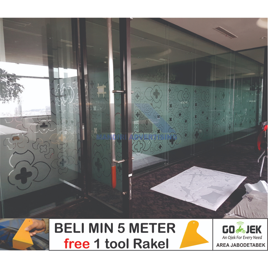 Jual Sticker Custom Cutting/sandblast motif custom cutt/sticker warna ...