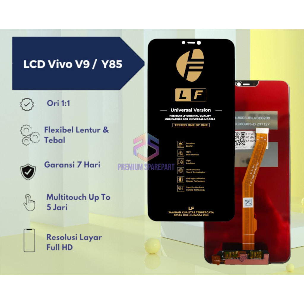 Jual LCD Vivo V9 / LCD Vivo Y85 Fullset Touchscreen / LCD LF (Bergaransi) | Shopee Indonesia