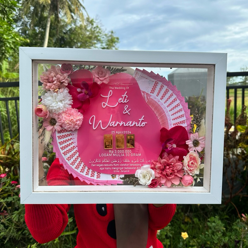 Jual [1-3 HARI JADI] Mahar Transparan Kaca Pernikahan Kilat Dekorasi ...